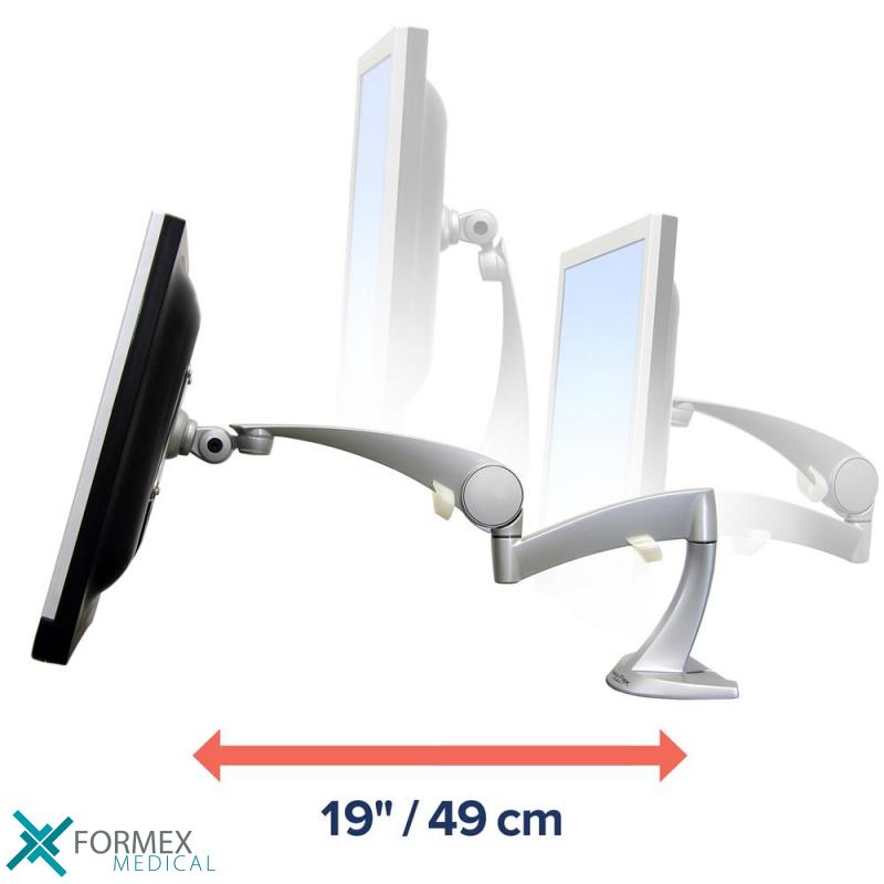 Bureau monitor beugel: Neo-Flex Monitor Arm Ergotron